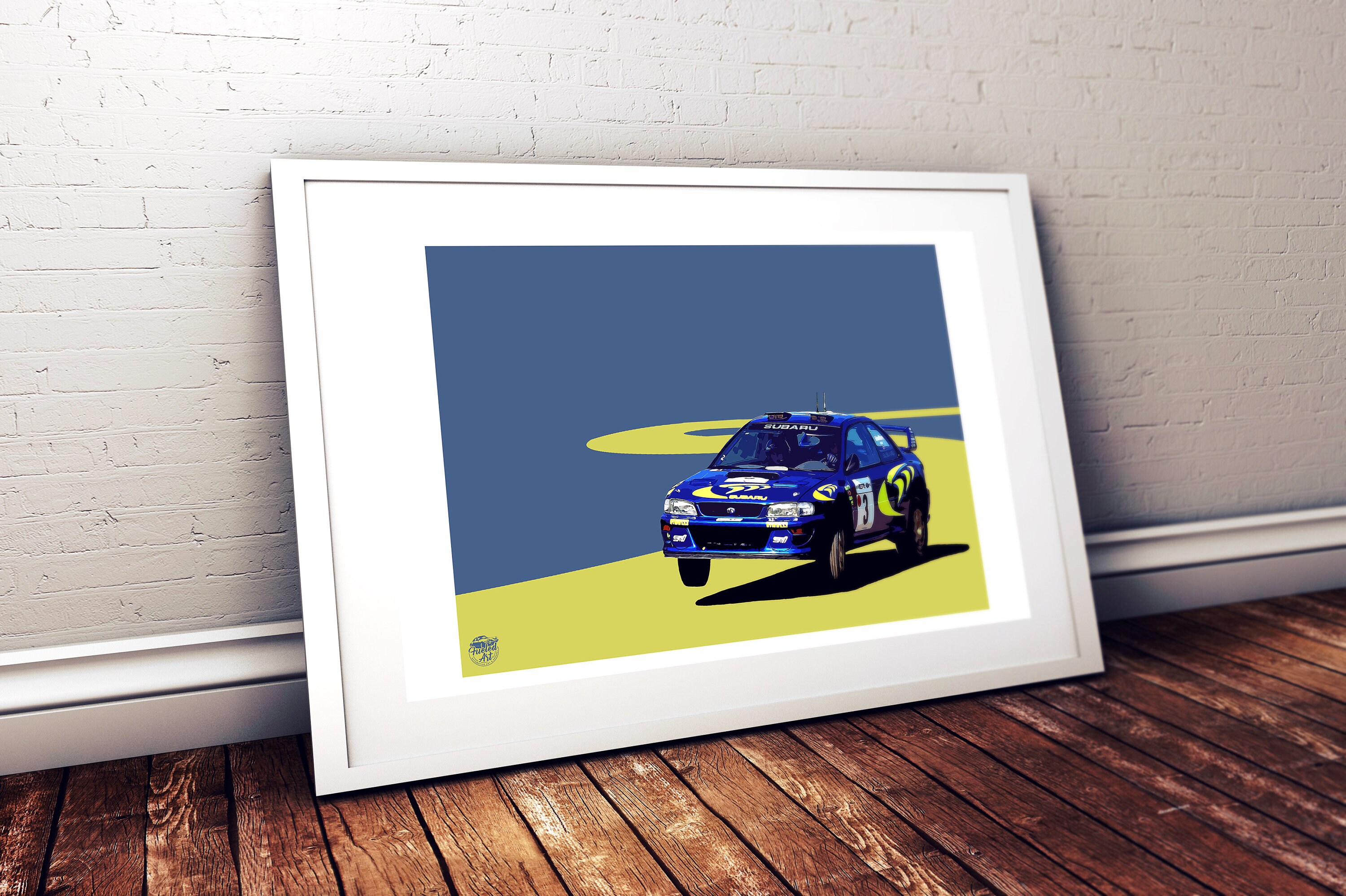 Subaru Impreza Colin Mcrae WRC Print WRC Rally Print, Subaru Impreza ...