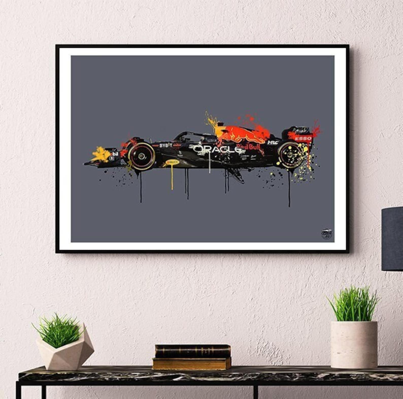 Max Verstappen 2023 Red Bull Print Max Verstappen Artwork, Formula 1 ...