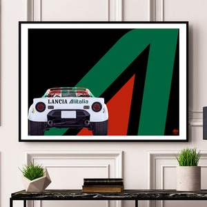 Lancia Stratos Print WRC Rally Print, Lancia Stratos Poster, Motorsport ...