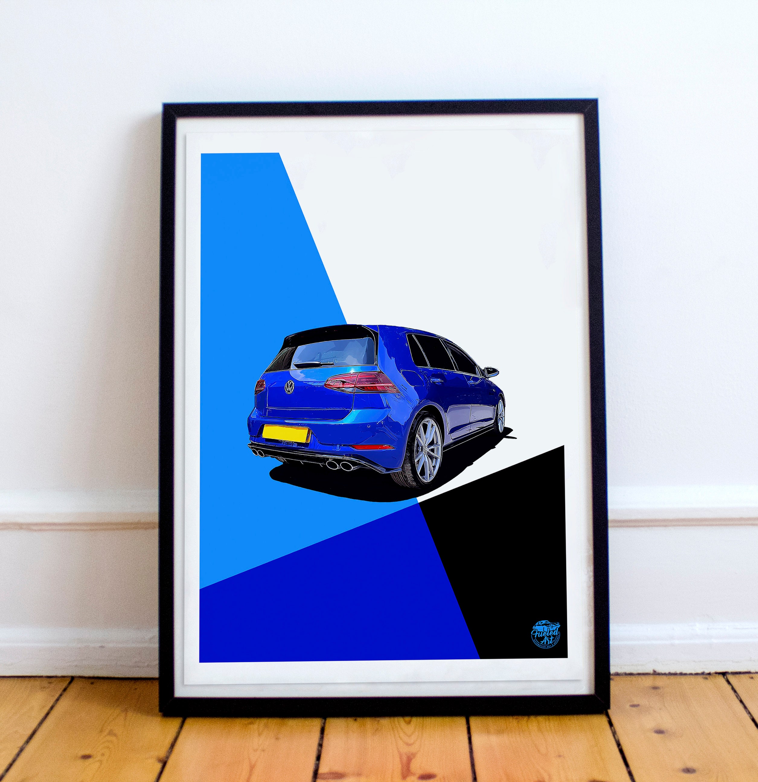 VW Golf Mk7 R Print Vw Golf Mk7 R Poster, Hot Hatch Print, Volkswagen ...