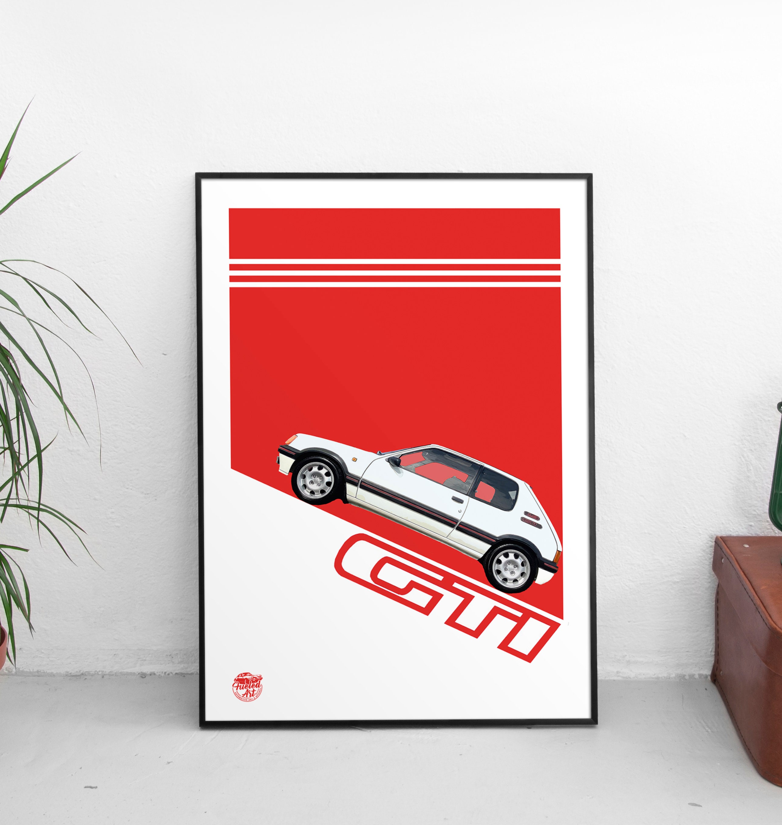 Peugeot 205 GTI Print Peugeot 205 GTI Poster Hot Hatch - Etsy