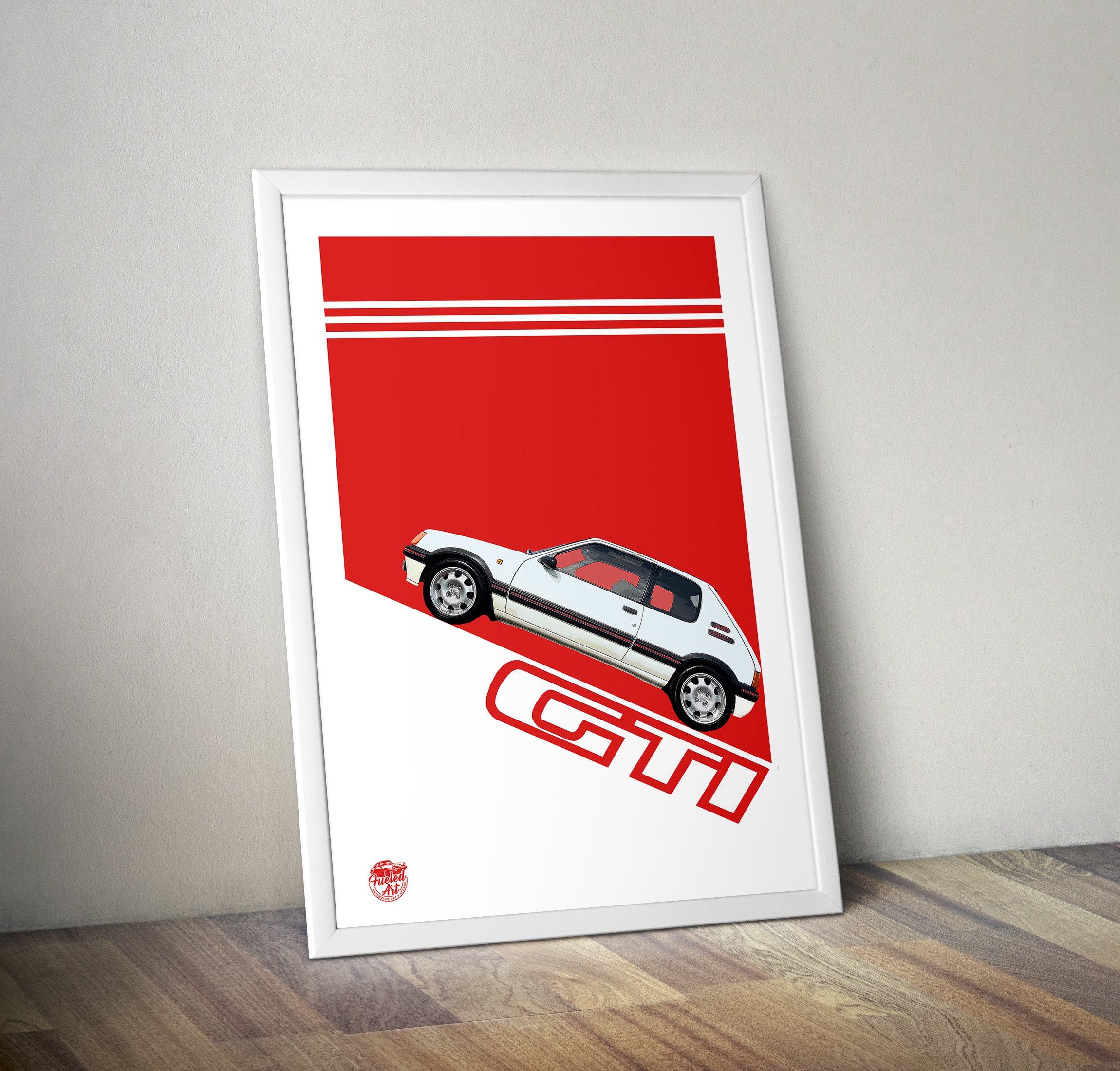 Peugeot 205 GTI Print Peugeot 205 GTI Poster Hot Hatch - Etsy