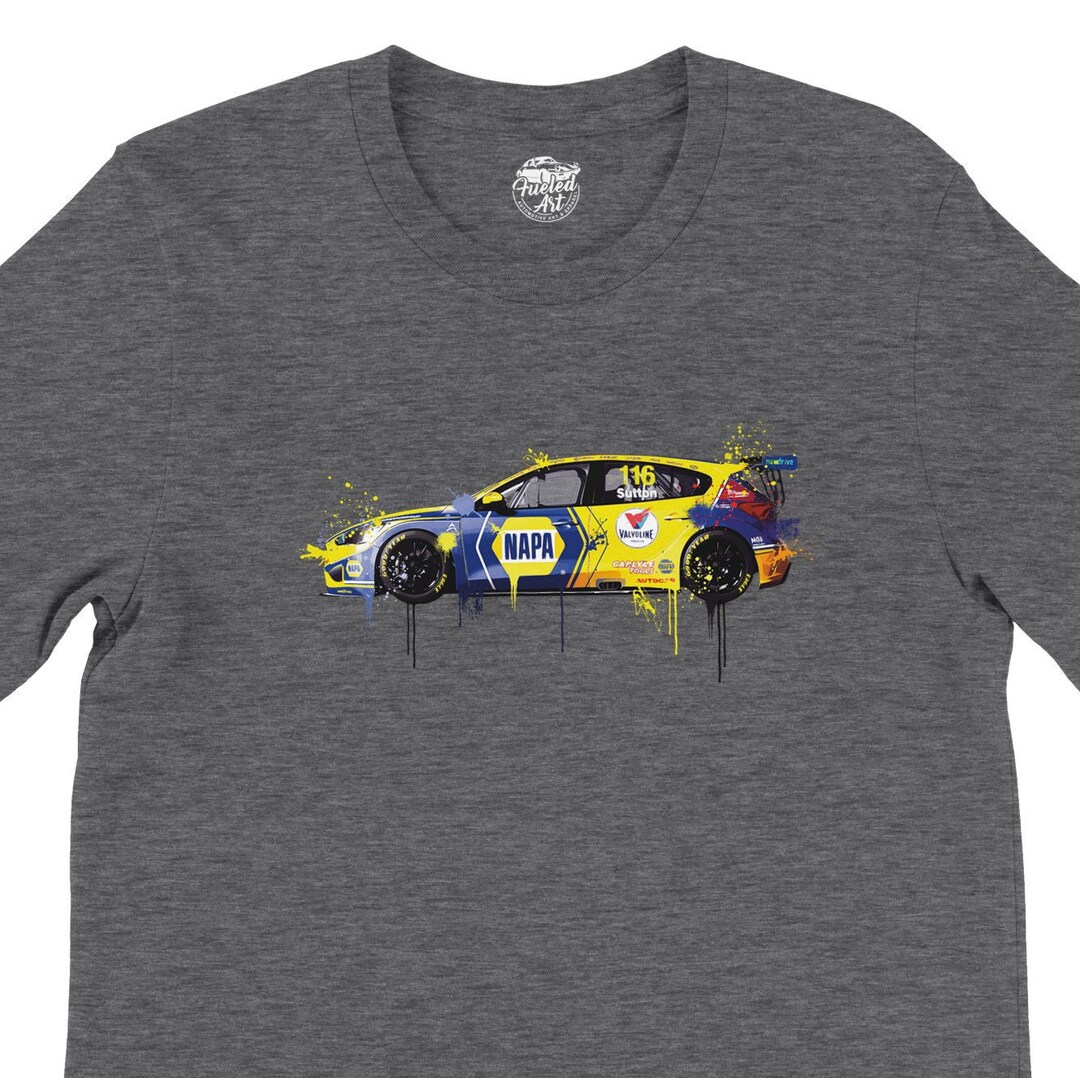 Ash Sutton 2023 Napa Racing BTCC Premium Unisex Crewneck T-shirt. Ash ...