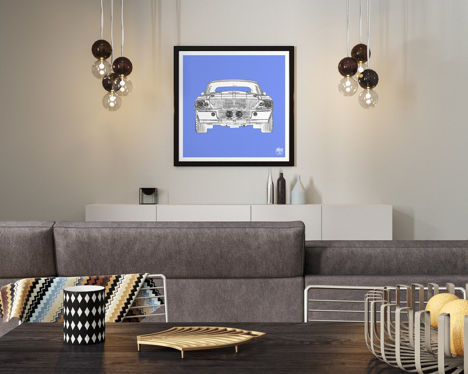 Ford Mustang GT500 Print Ford Wall Art Ford Mustang Wall - Etsy