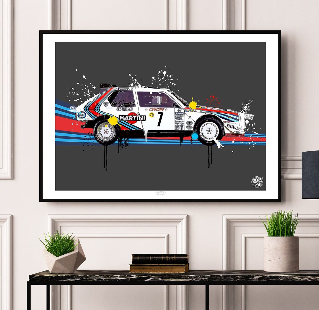 Lancia Delta S4 Print WRC Rally Print, Lancia Delta S4 Poster, Lancia ...