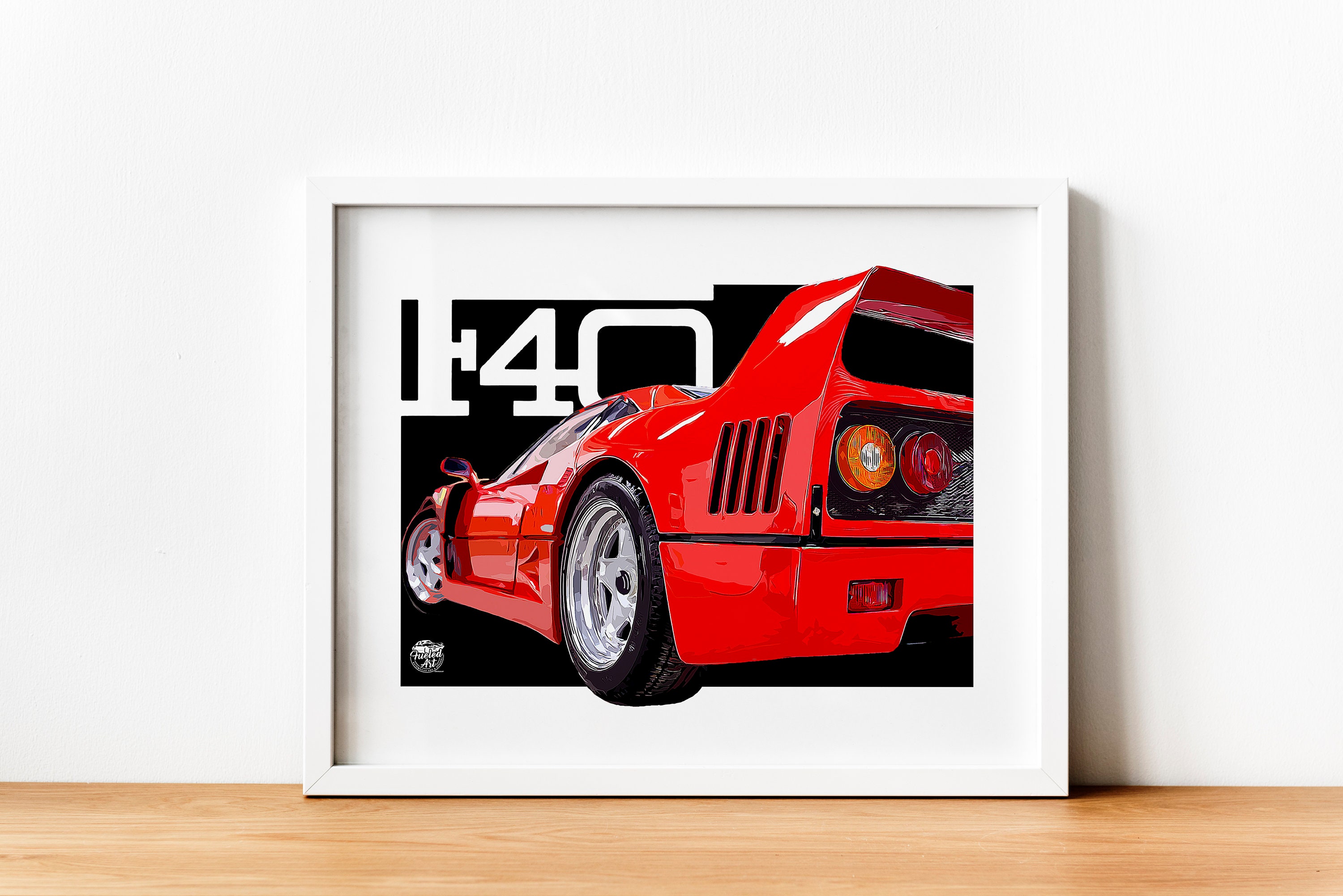 Ferrari F40 Print Ferrari Wall Art Supercar Print Ferrari - Etsy UK