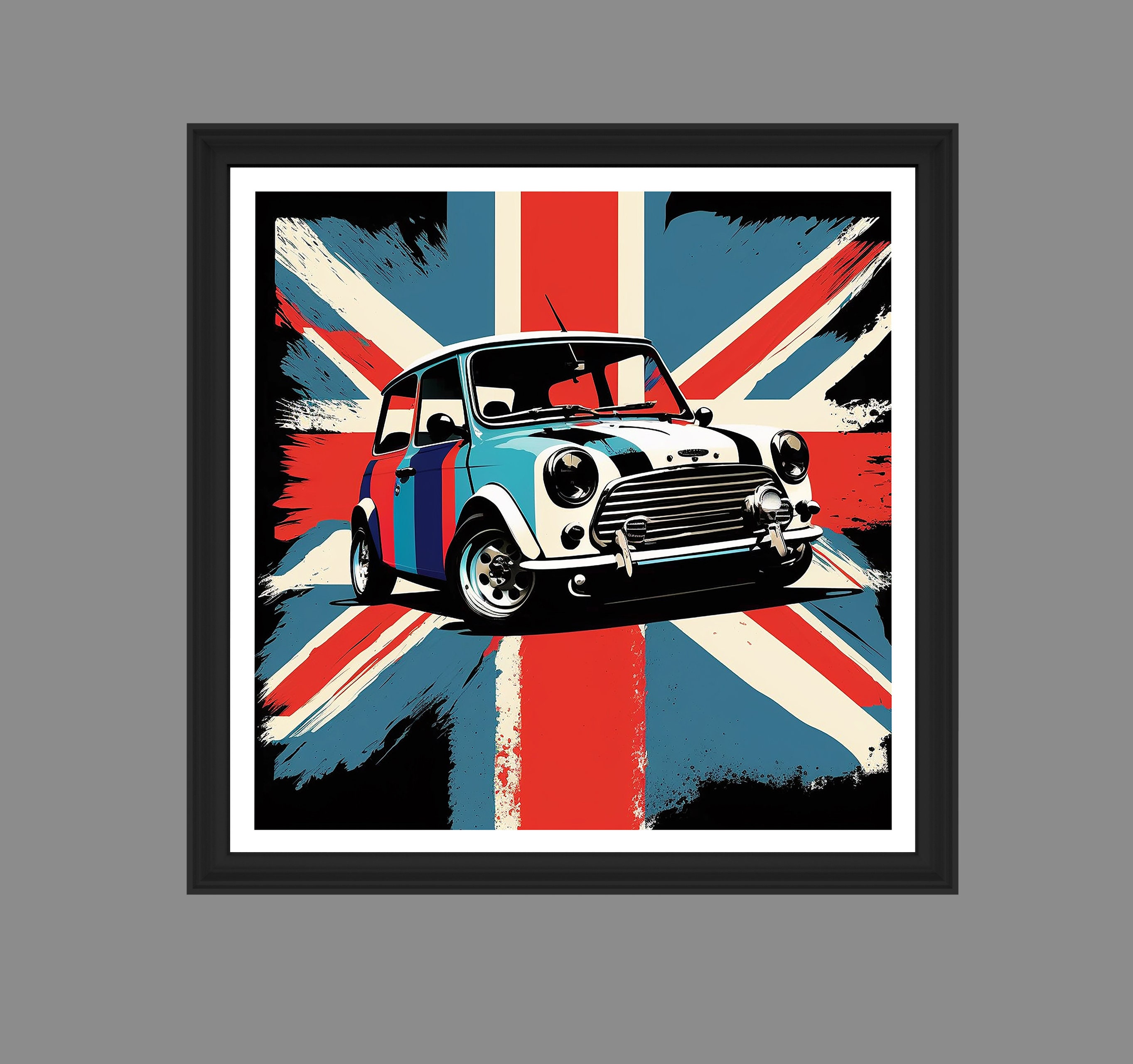 Classic Mini Cooper Print Mini Cooper Wall Art Mini Cooper T Mini Cooper Poster Classic