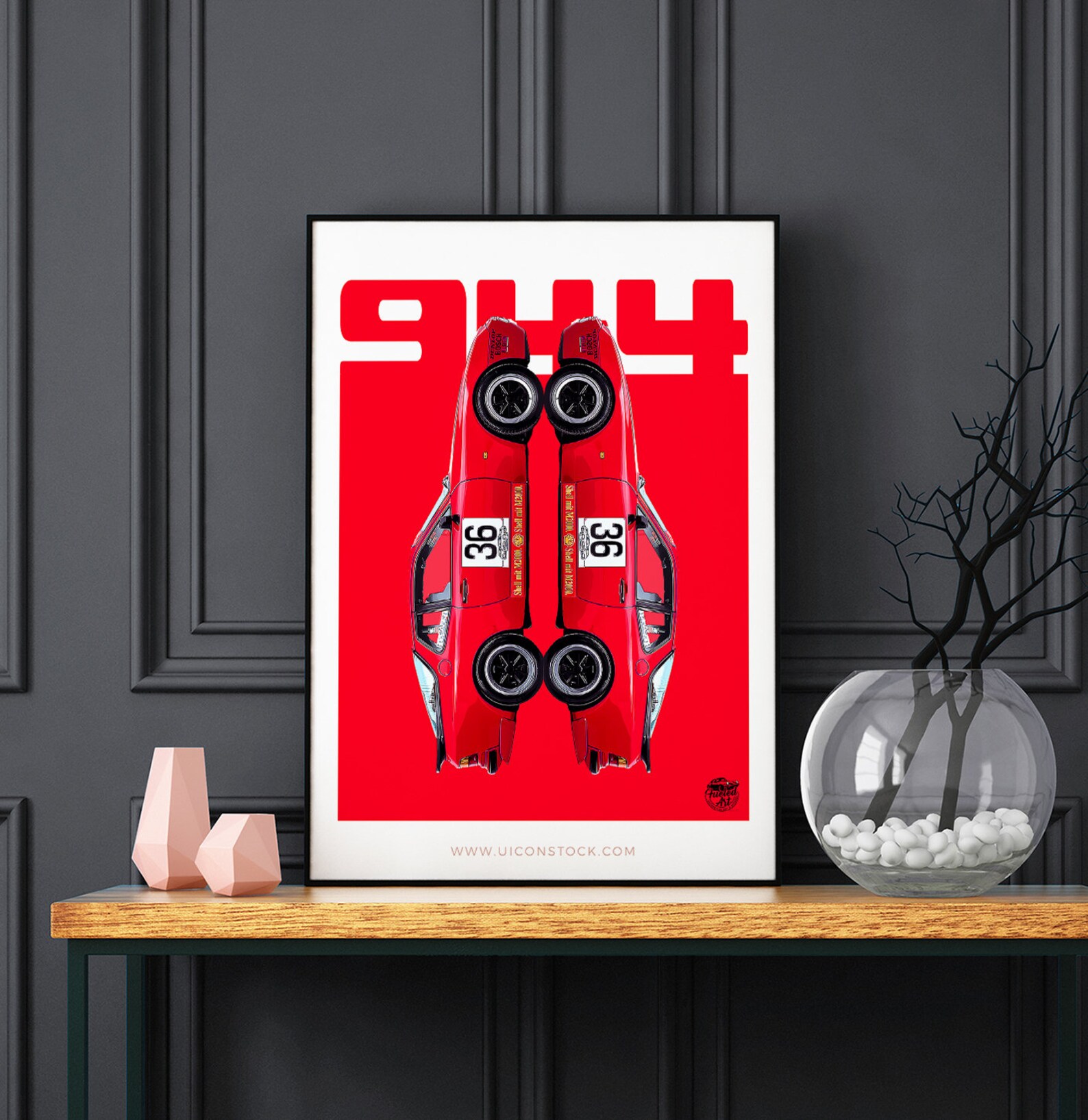 Porsche 944 Turbo Print Porsche Print, Porsche Wall Art, Porsche Decor ...