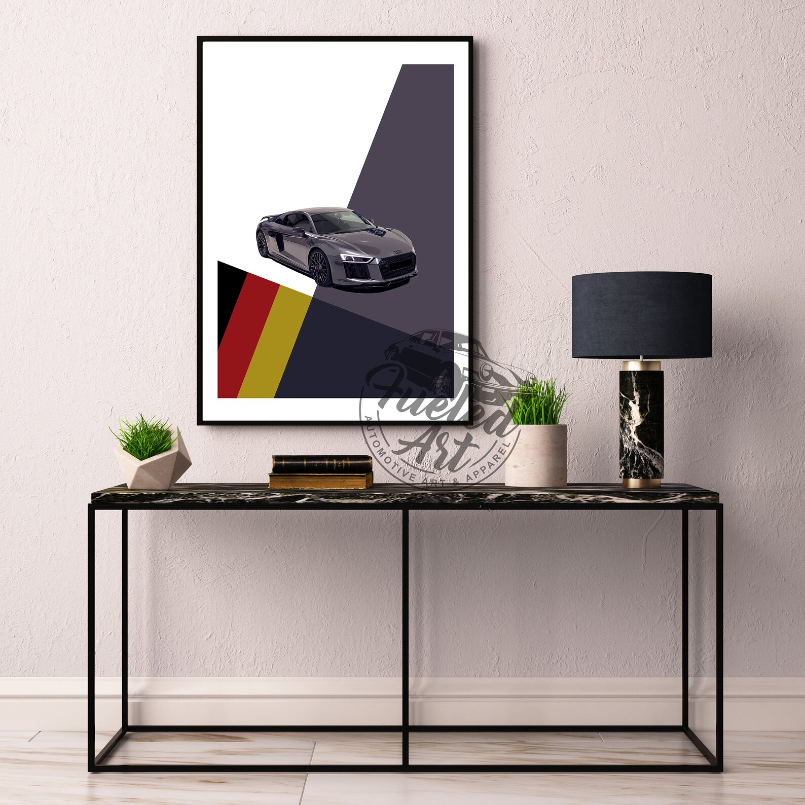 Audi R8 V10 Print Audi R8 Wall Art, Supercar Print, Audi R8 Gifts, Audi ...