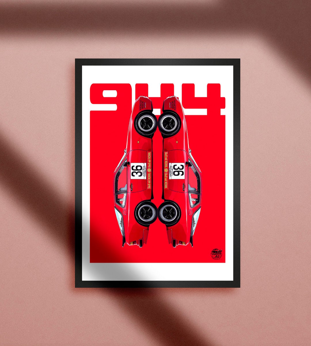 Porsche 944 Turbo Print Porsche Print, Porsche Wall Art, Porsche Decor ...