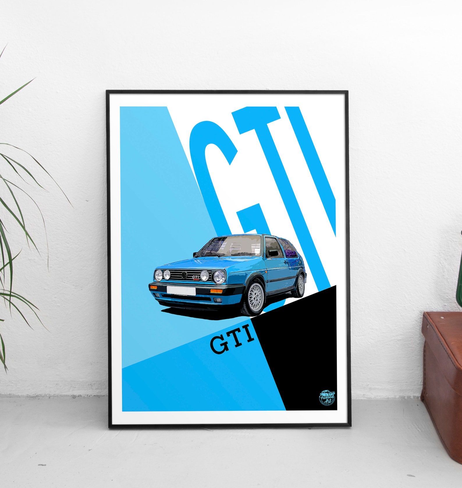 VW Golf Mk2 GTI Print Vw Golf Mk2 GTI Poster Hot Hatch - Etsy UK