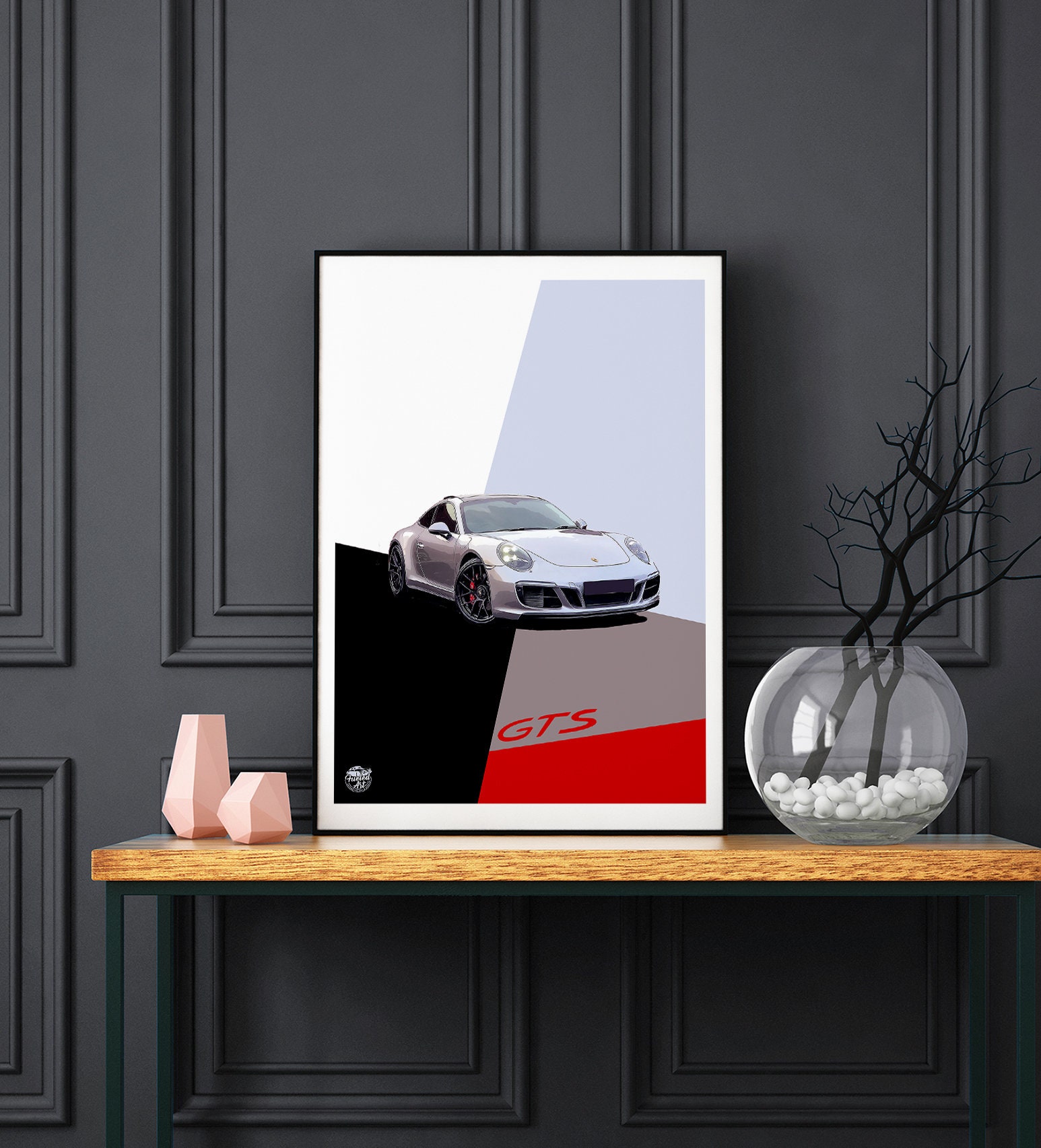 Porsche 911 991 GTS Print Porsche 911 991 GTS Wall Art, Porsche 911 991 ...