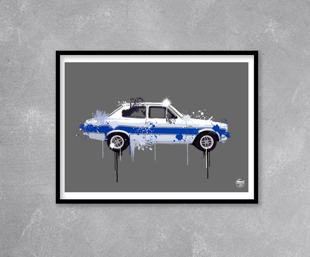 Ford Escort Mk1 RS2000 Print Ford Escort Mk1 R2000 Wall Art - Etsy