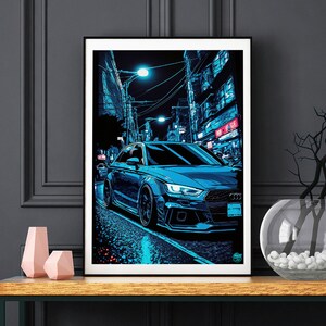 Audi RS3 Print Audi RS3 Wall Art, Hot Hatch Wall Art, Audi RS3 Poster ...