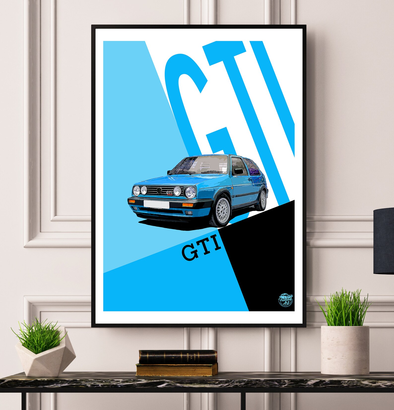 VW Golf Mk2 GTI Print Vw Golf Mk2 GTI Poster Hot Hatch - Etsy UK