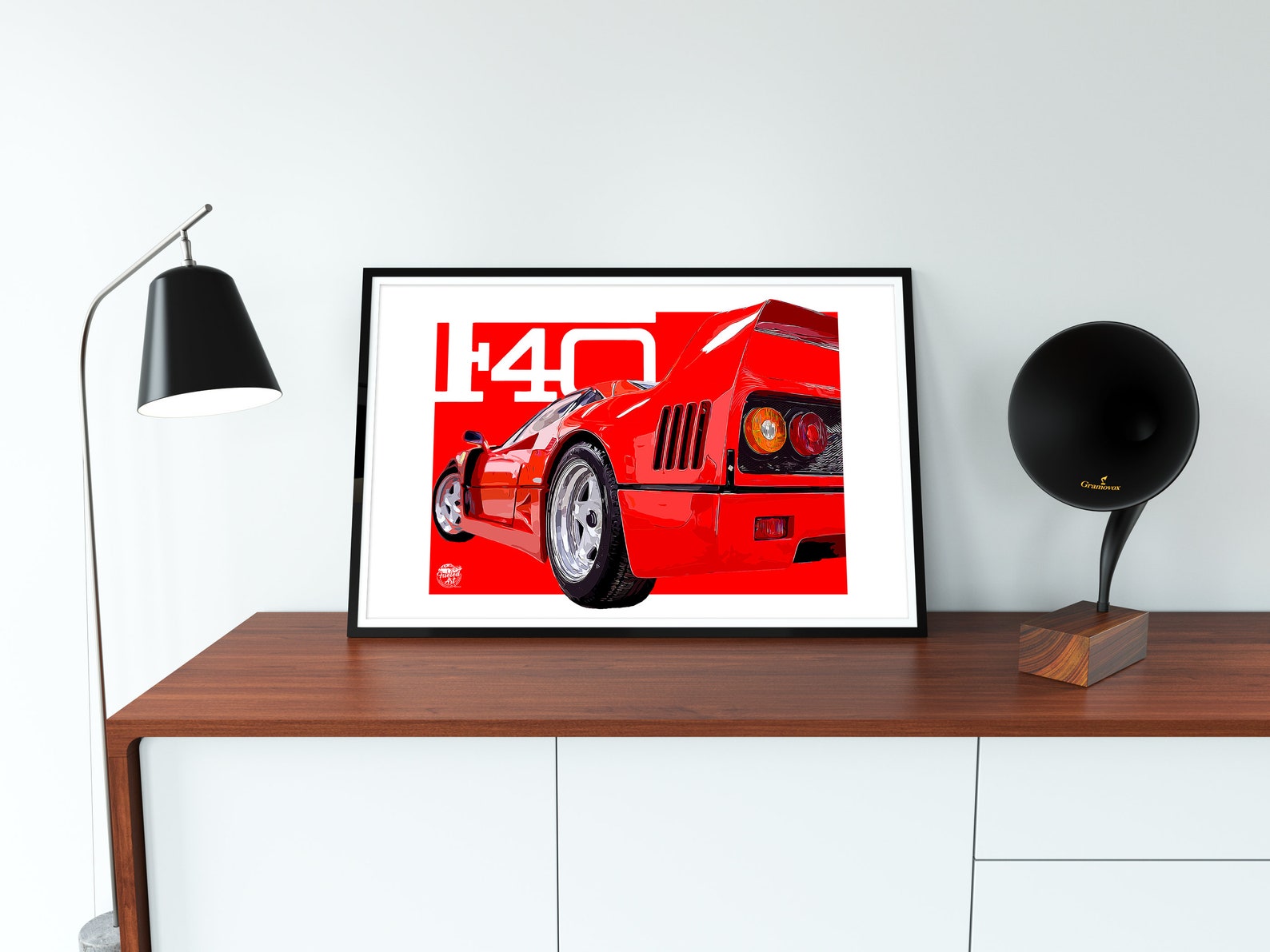 Ferrari F40 Print Ferrari F40 Wall Art Supercar Print - Etsy UK