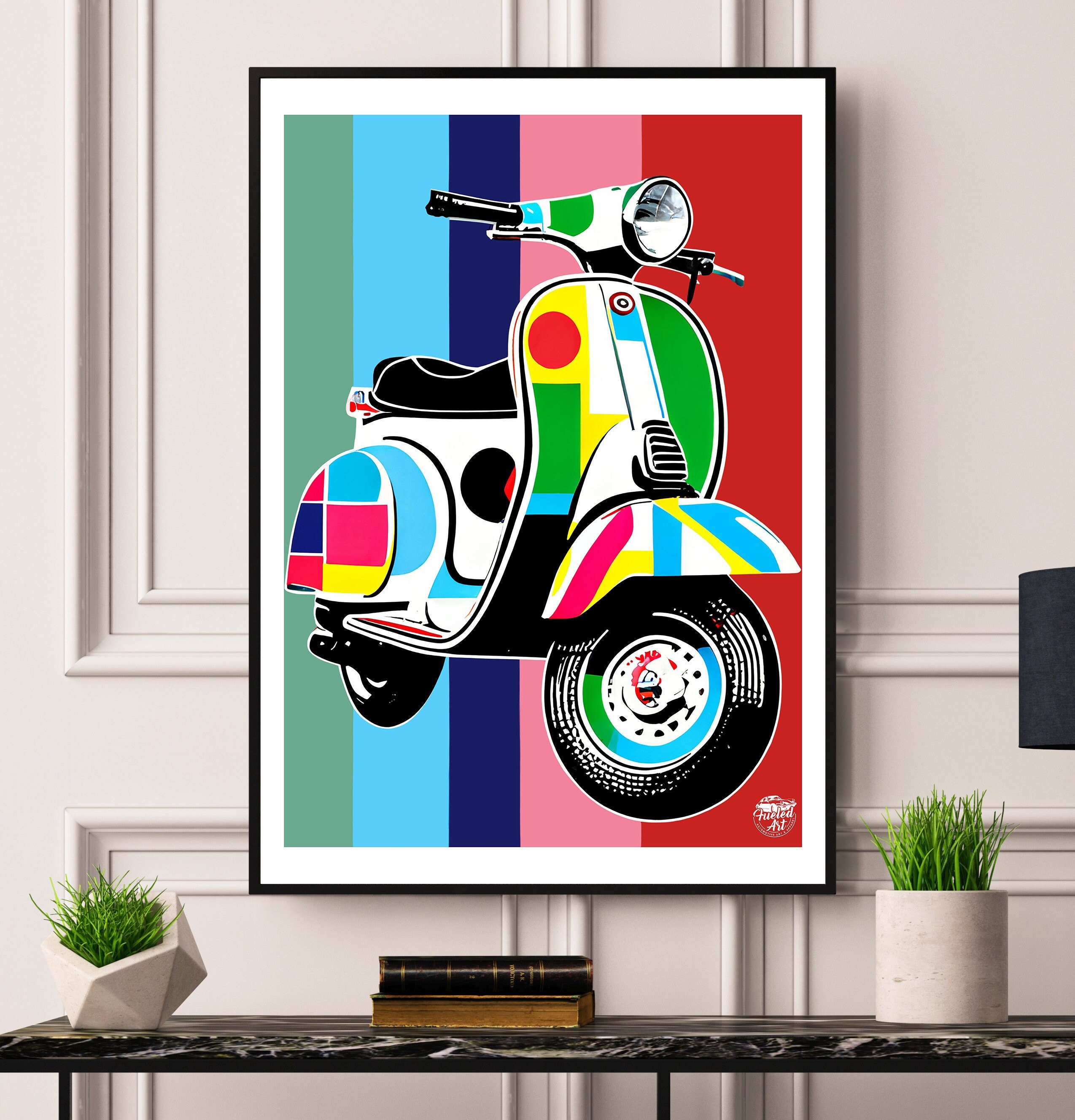 Vintage Vespa Art