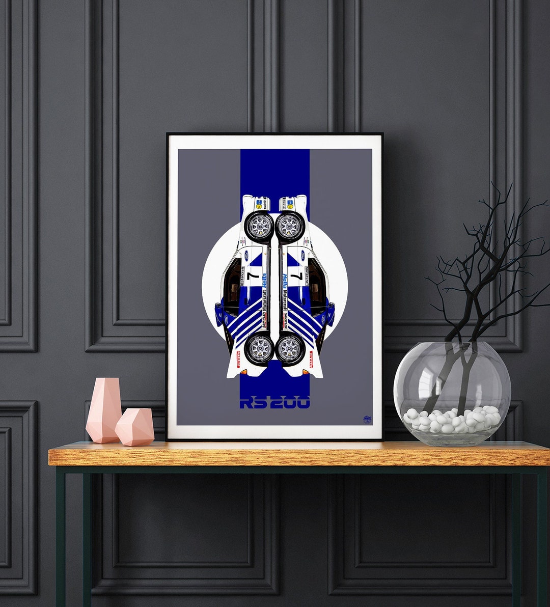 Ford RS200 Print Motorsport Poster, Ford RS200 Poster, Motorsport Print ...