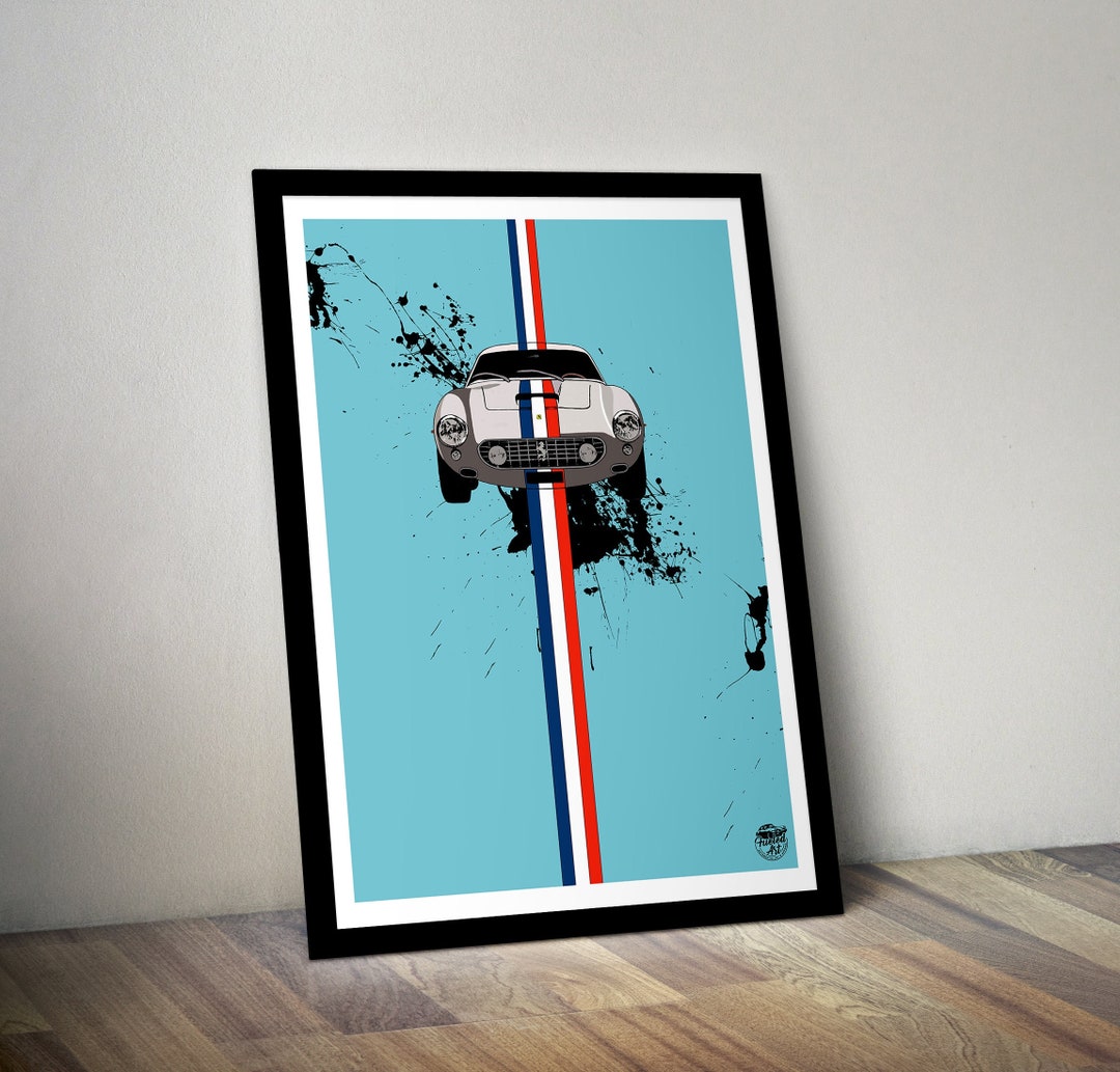 Ferrari 250 GT Print Ferrari 250 GT Wall Art, Ferrari 250 GT Poster ...