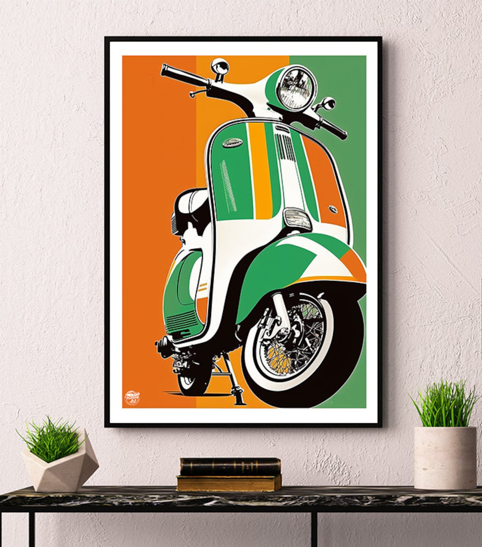 Classic Lambretta Print Lambretta Wall Art, Quadrophenia Poster ...