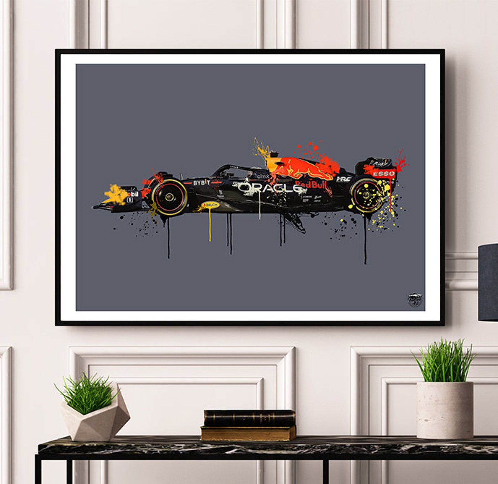 Max Verstappen 2023 Red Bull Print Max Verstappen Artwork, Formula 1 ...