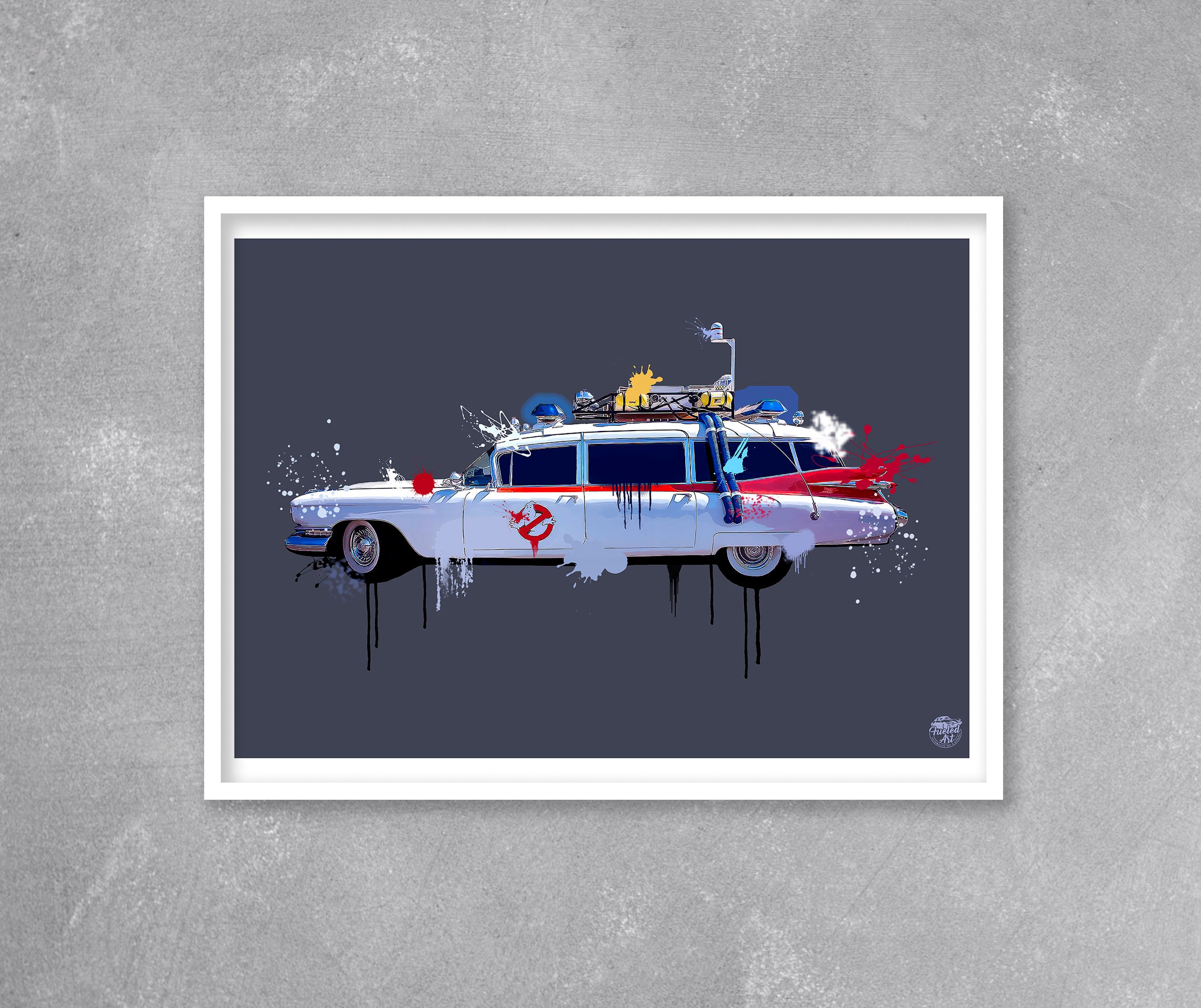 Ghostbusters Ecto 1 Print Ghostbusters Ecto 1 Poster - Etsy