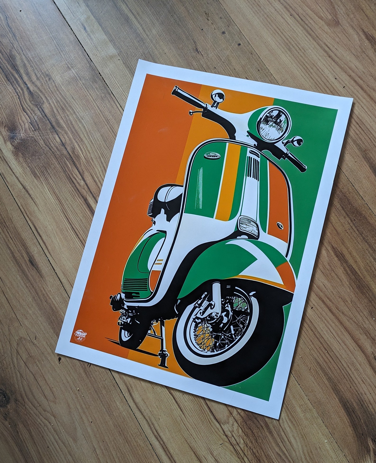 Classic Lambretta Print Lambretta Wall Art, Quadrophenia Poster ...