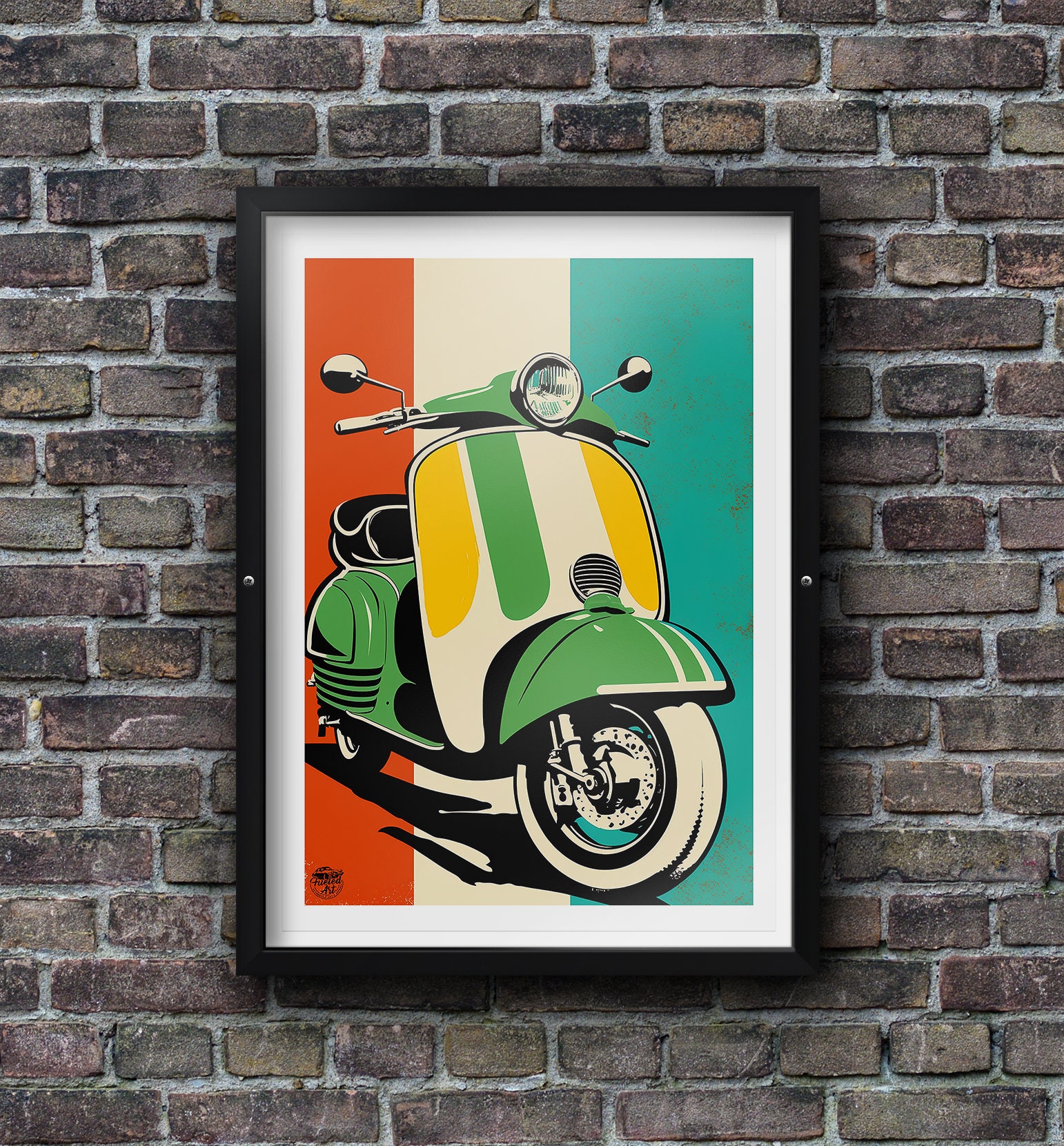 Classic Lambretta Print Lambretta Wall Art Quadrophenia - Etsy