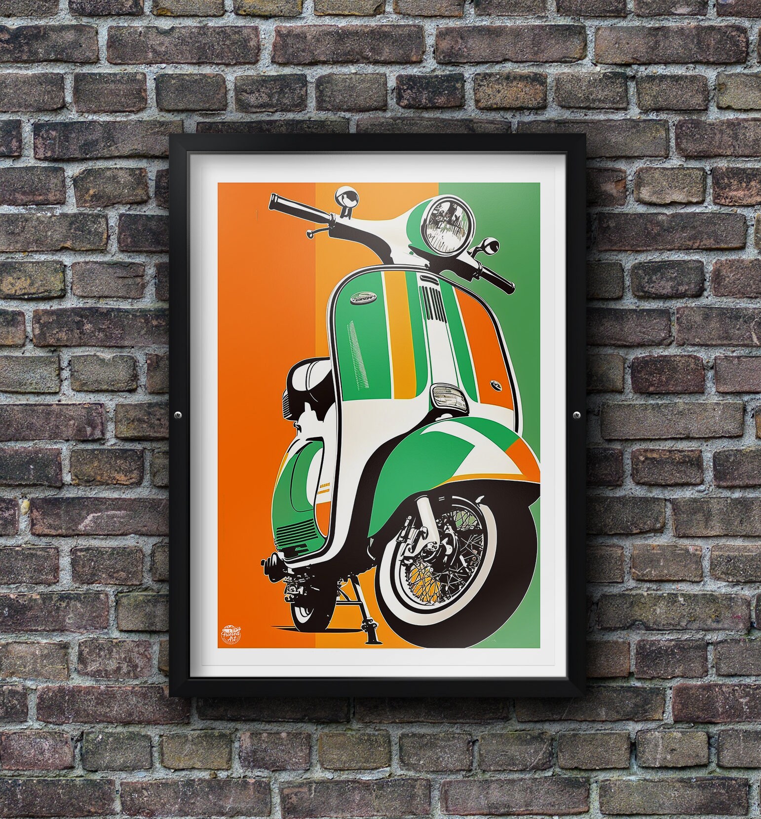 Classic Lambretta Print Lambretta Wall Art Quadrophenia - Etsy