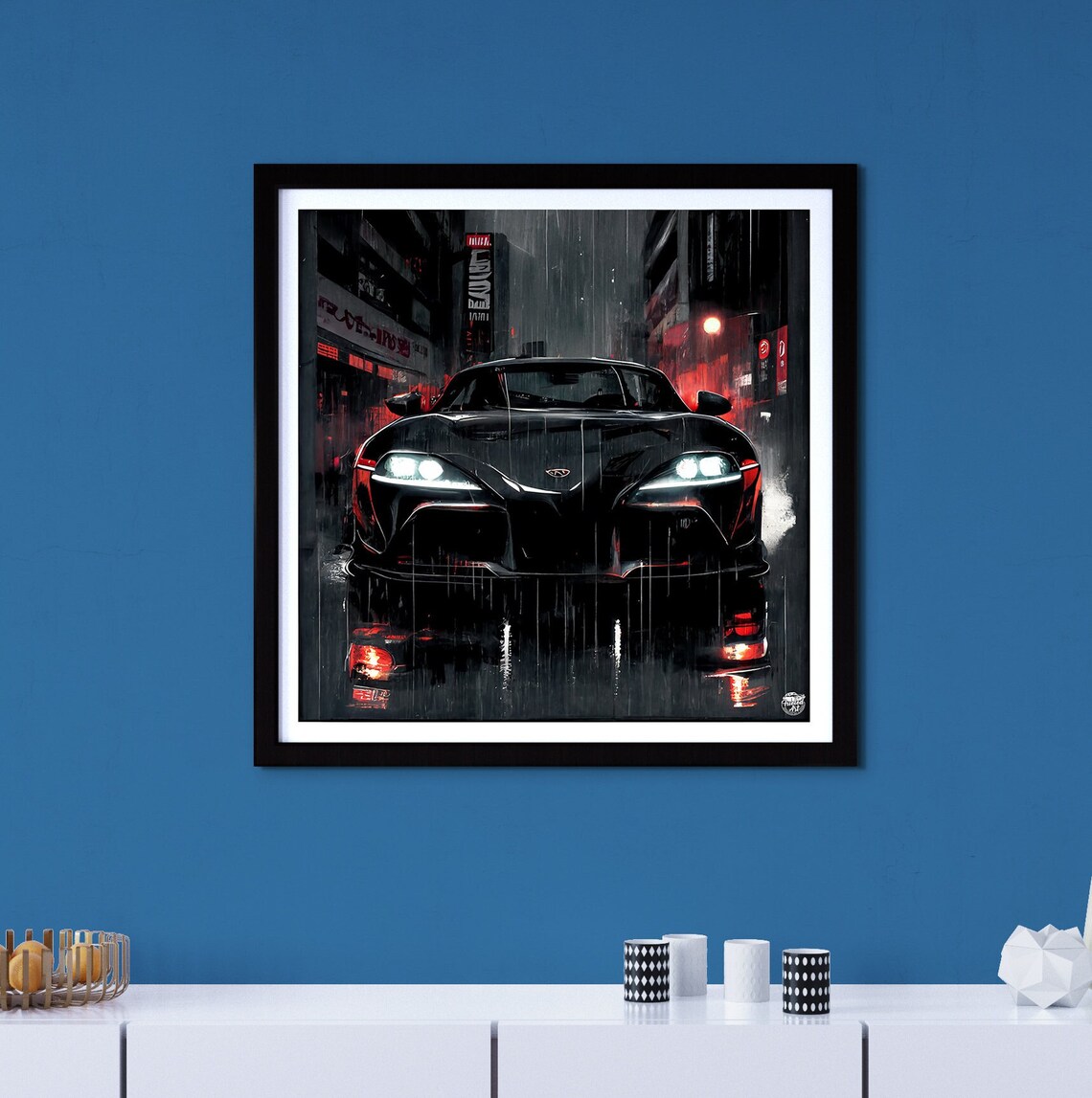 Toyota Supra Mk5 Print JDM Car Poster, Toyota Supra Mk5 Poster, JDM ...