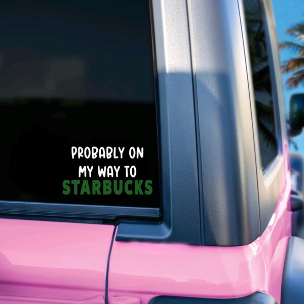 Starbucks Car Decal - Etsy