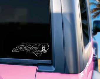 NC State Wolfpack Vinyl Mascot Decal Sticker - Etsy