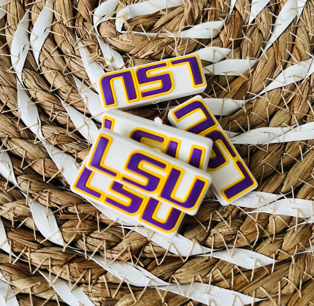 LSU Silicone Bead - Etsy