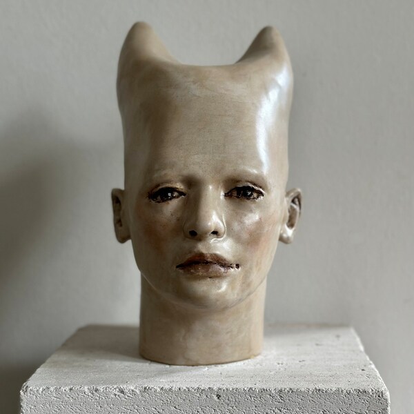 Ceramic Head - Etsy