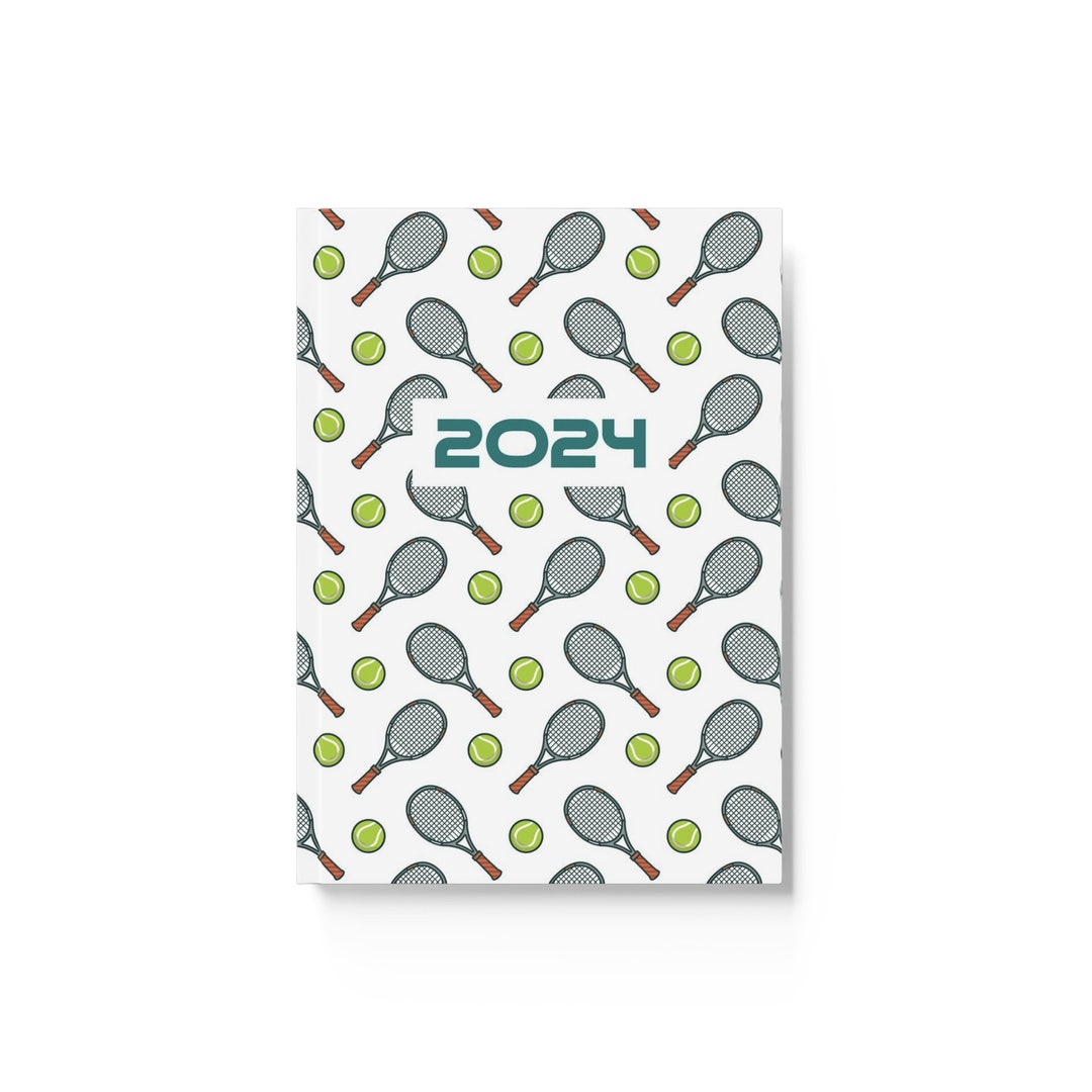 2024 Tennis Journal, 2024 Hard Backed Journal, 2024 Tennis Notebook ...