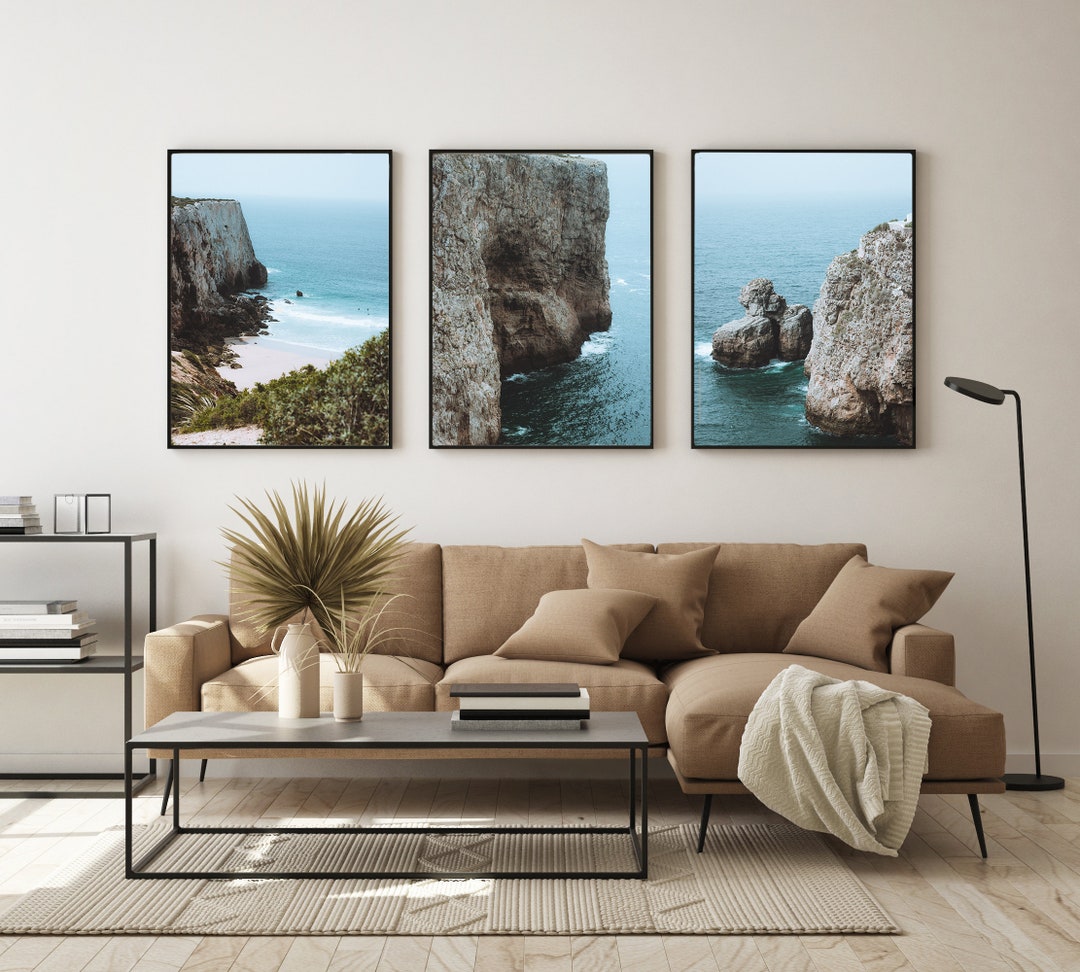 Portugal Print | Cliffs and Ocean Print | Portugal Wall Art | Oceanwall ...