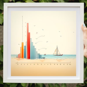 Voyage to Significance Data Analytics Art Print Minimalistic ...