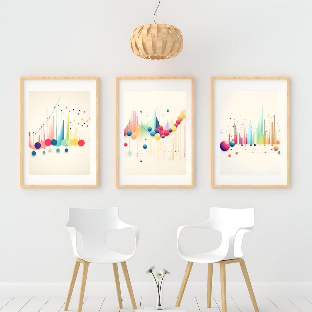 Set of 3 Analytics-themed Digital Prints | 8x10 & 12x12 Downloads ...