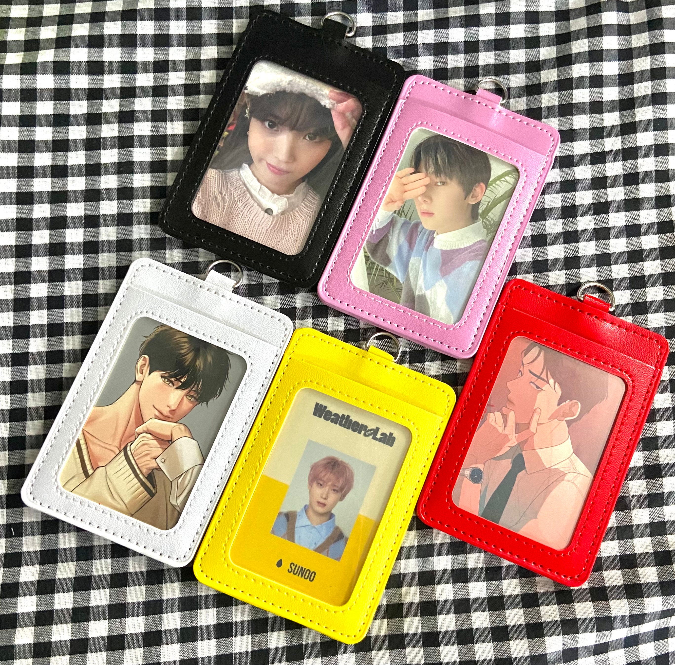 Photocard Leather ID Case Holder Synthetic Leather Case - Etsy