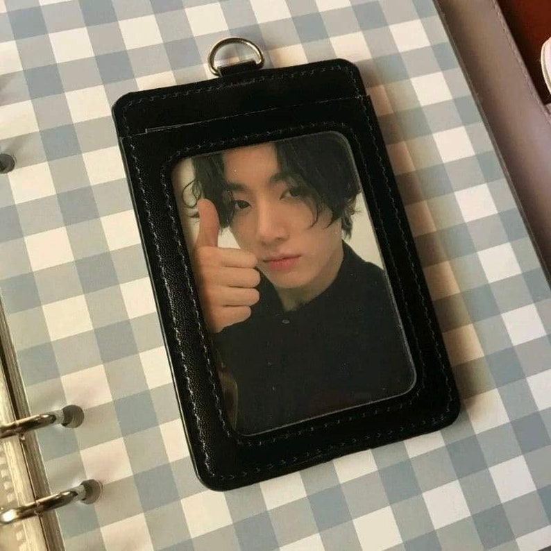 Photocard Leather ID Case Holder Synthetic Leather Case - Etsy
