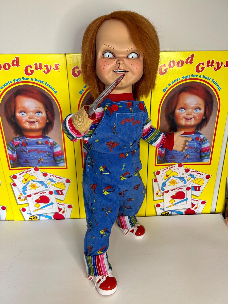 Chucky Angry Knife Chucky Doll Life Size Chucky Prop 1:1 Custom Good ...