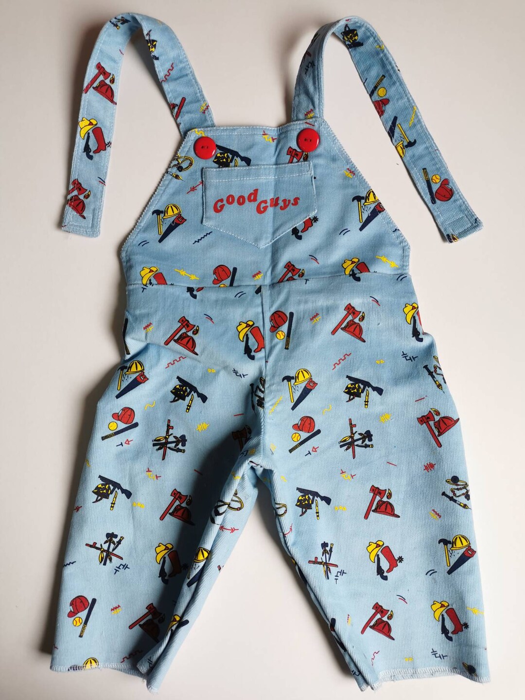 Custom Chucky Clothes overall Good Guys 1:1 Prop - Etsy