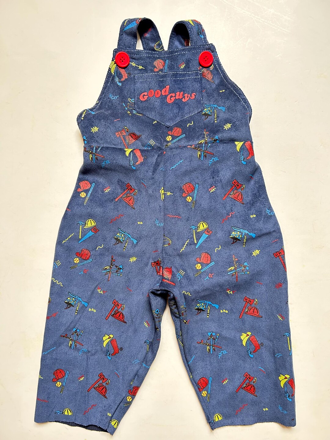 Dark Blue Chucky Overalls - Etsy