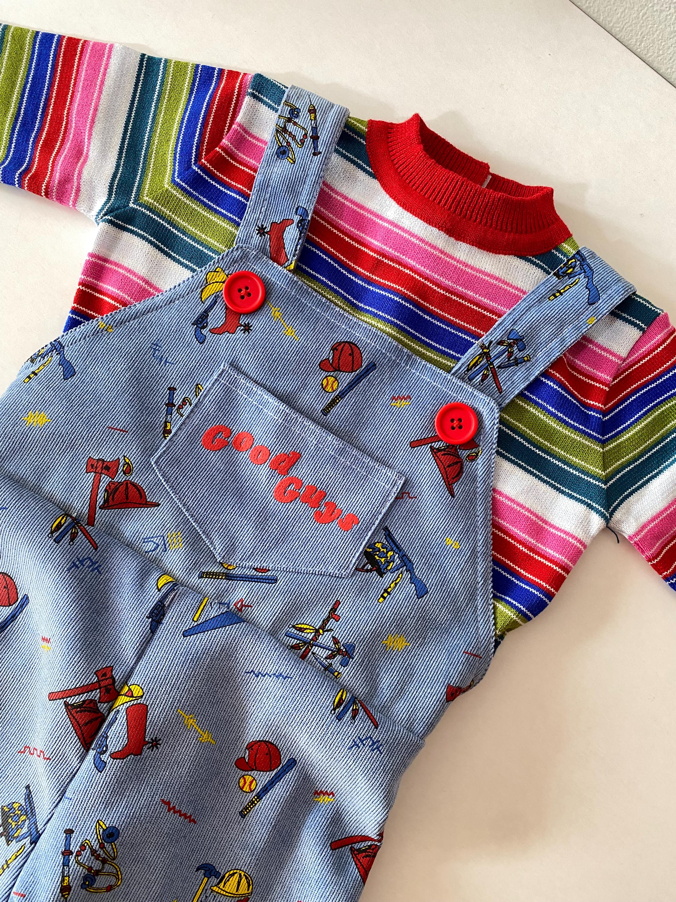 Custom Good Guys Clothes - Child's Play CP2 1990 - Chucky Doll 1:1 Life ...