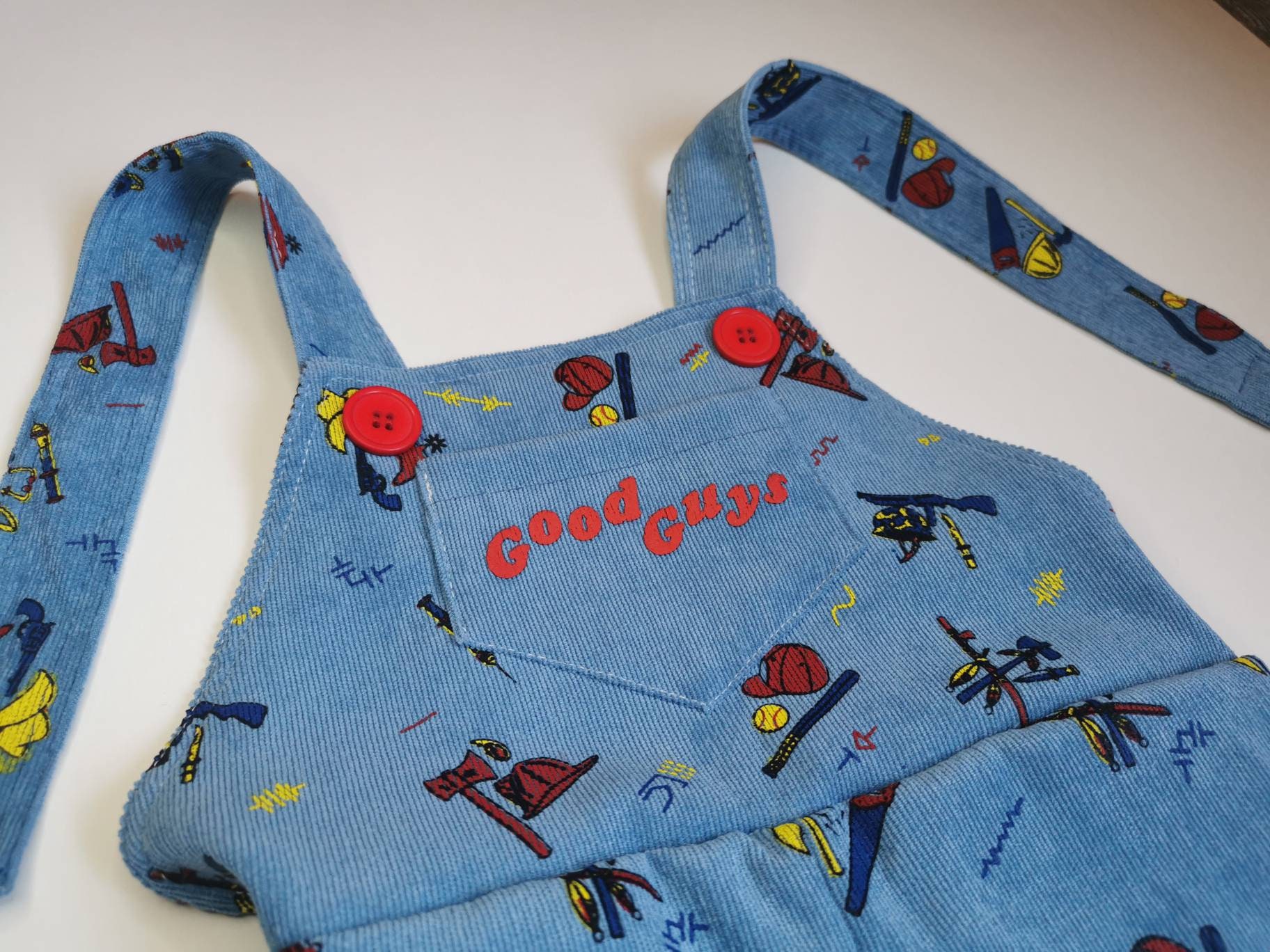 Chucky Clothes 1 x overol y 1 x suéter Good Guys 1:1 - Etsy México
