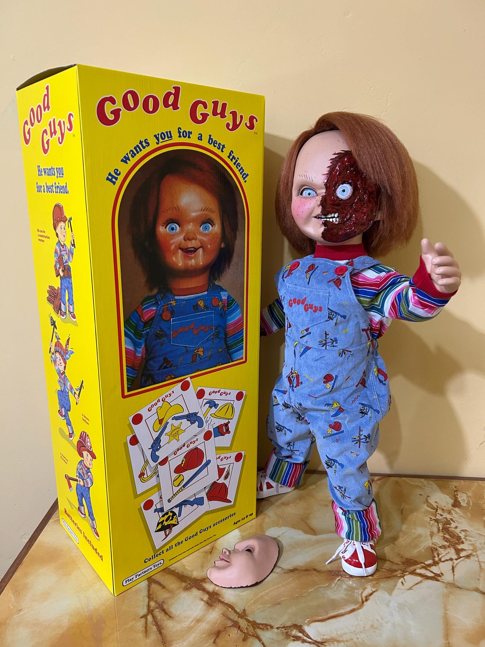 Chucky Doll Life Size Prop 1:1 - Child's Play 3 - Custom Good Guys ...