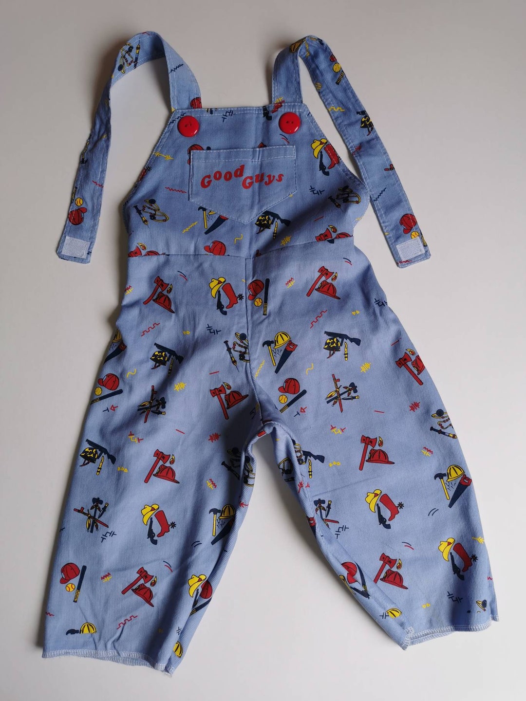 Custom Chucky Clothes overall Good Guys 1:1 Prop - Etsy