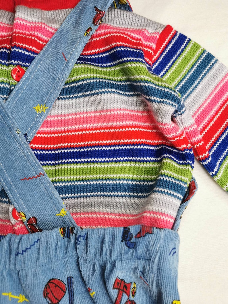 Chucky Clothes 1 x overol y 1 x suéter Good Guys 1:1 - Etsy México