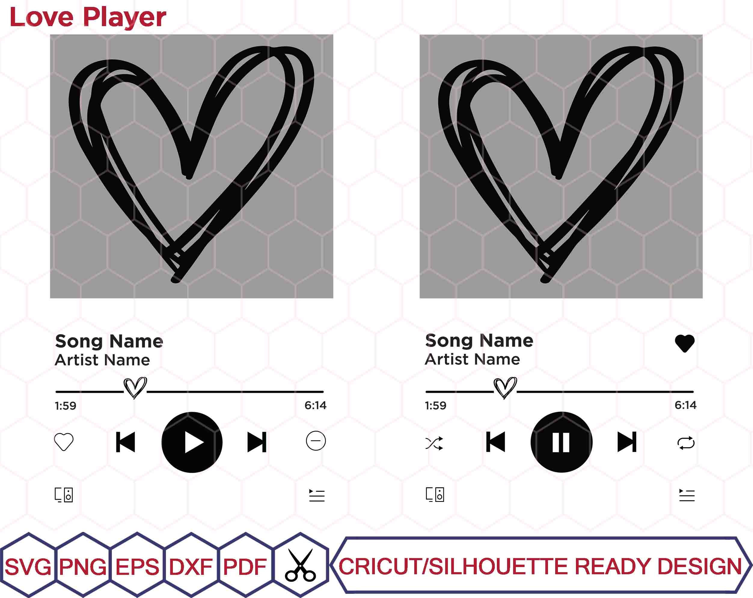 Music Player SVG Audio Control Buttons SVG Audio SVG Song Glass Art Fun ...