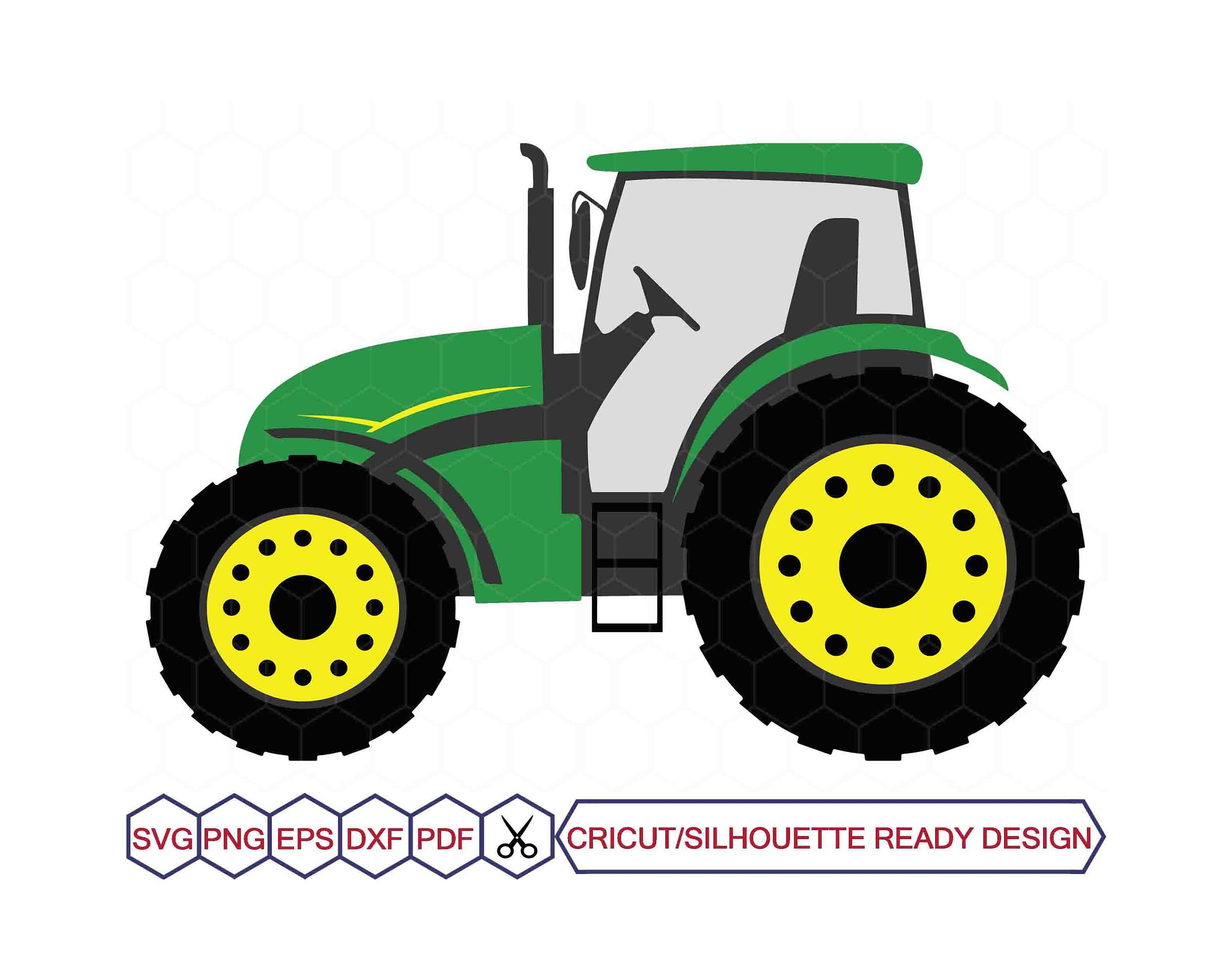 Tractor SVG, John Deere SVG, Tractor Svg Vector Clipart,, 58% OFF